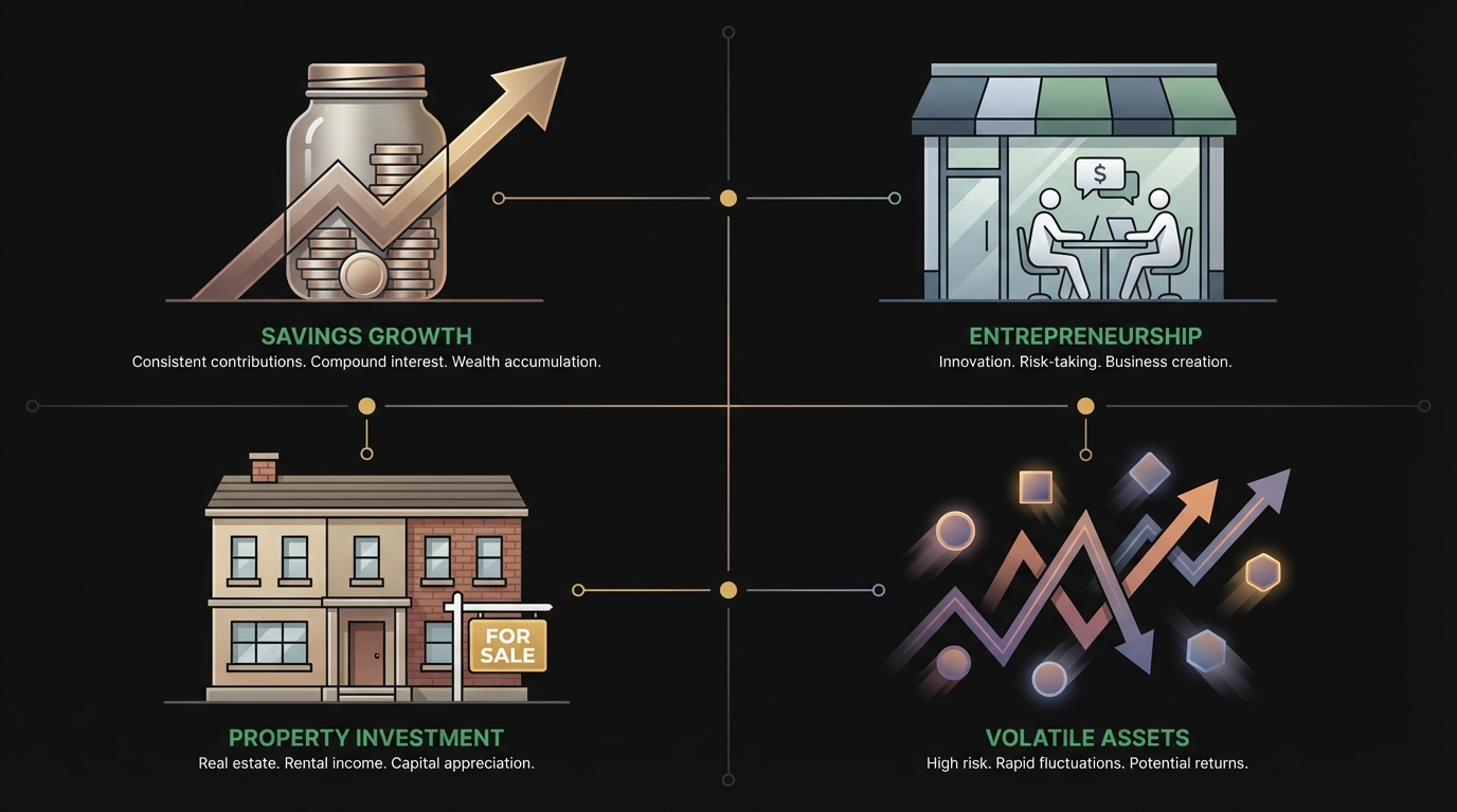 wealth building strategies: realistic fastest ways to build wealth